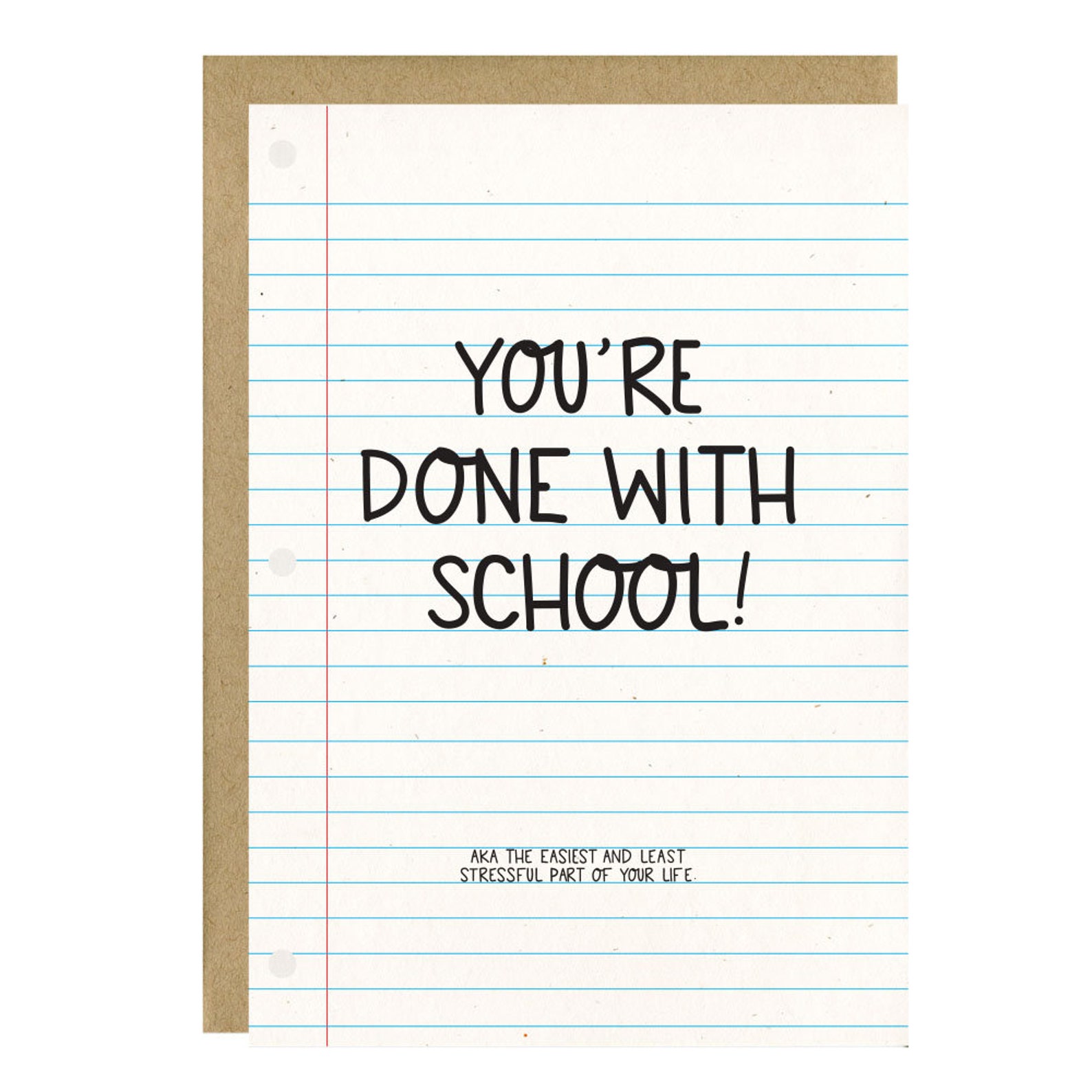 College Graduation Card Funny Graduation Card You're - Etsy