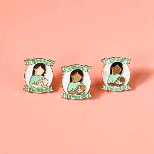 Breastfeeding Pin - Etsy