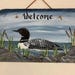Chickadee Welcome Slate 12 High X 8wide - Etsy