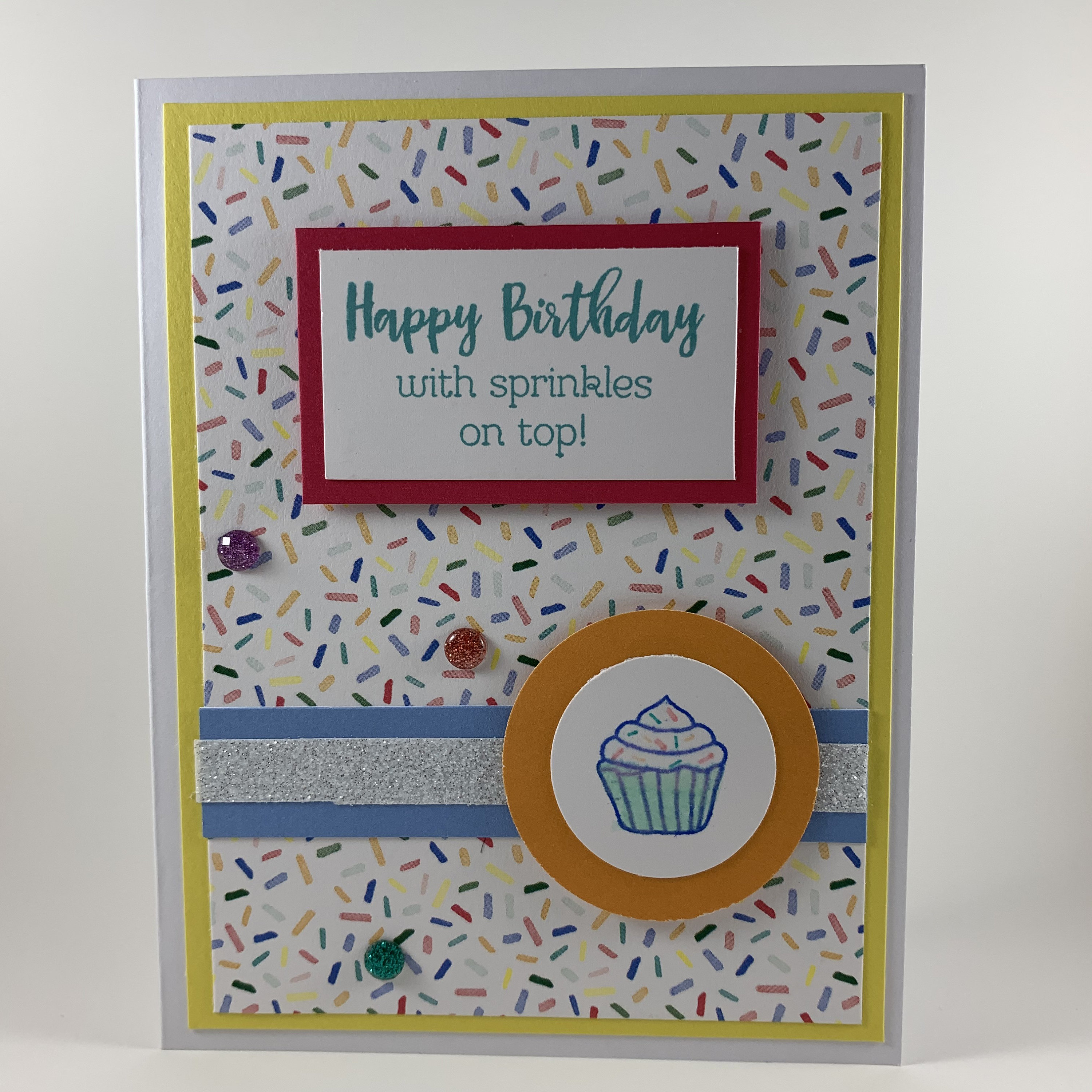 Birthday Sprinkles Handmade Blank Birthday Greeting Card - Etsy Israel