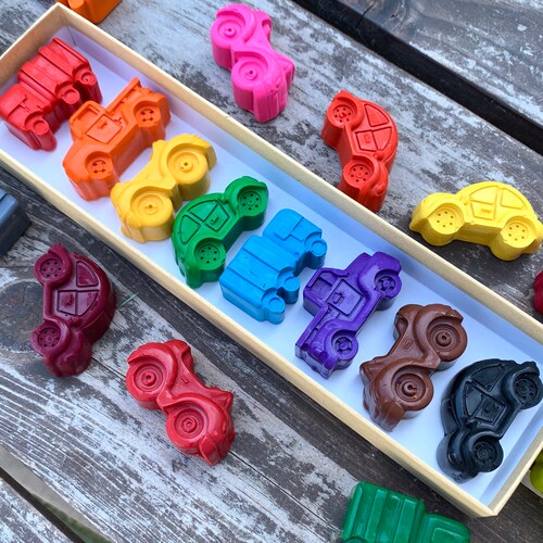 Car Crayons Cars Party Favors Kids Gifts Kids Stocking | Etsy