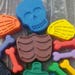 Skeleton Halloween Crayons Set of 15 Skull Crayons Skeleton Crayons ...