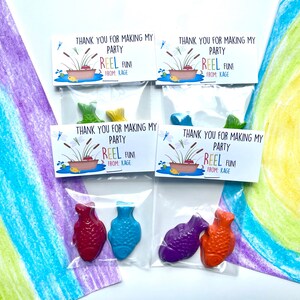 Fish Party Favors - Fish Crayons - Fish Birthday Party Favors ...