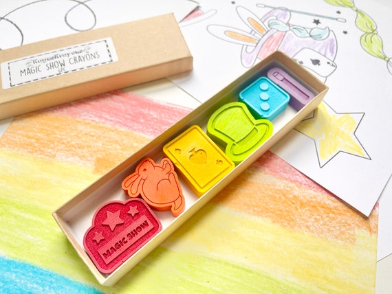 Magic Show Crayons - Magician Party Favors - Stocking Stuffers - Easter ...