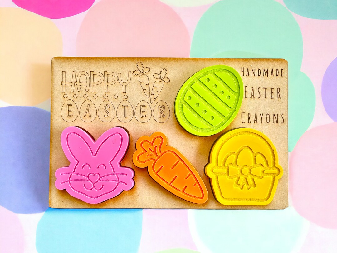 Kids Easter Bunny Crayons Easter Gifts for Kids Easter Kids Gifts ...