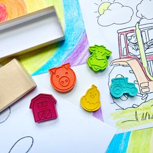 Farm Crayons - Farm Party Favors - Gifts for Kids - Stocking Stuffers ...