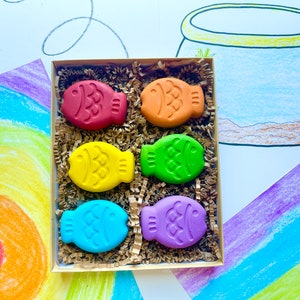 Fish Crayons Kids Gifts Stocking Stuffers for Kids Easter Basket ...