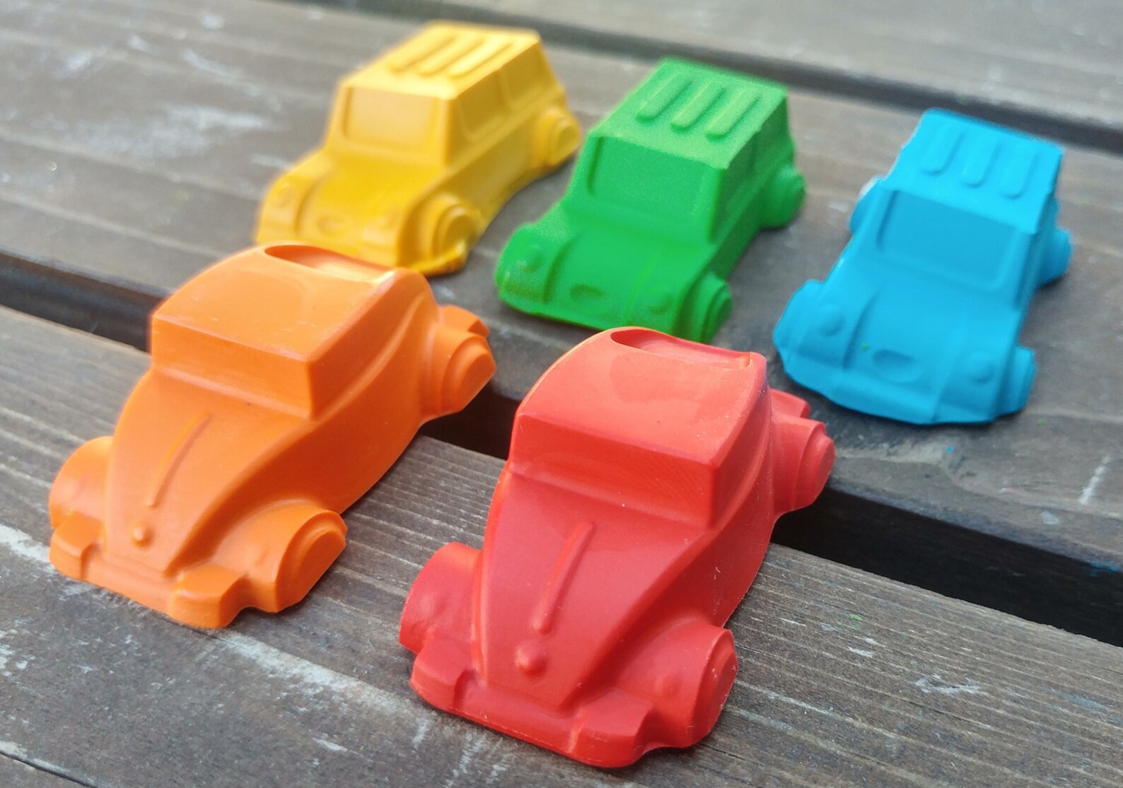 Car Crayons Set of 5 Car Party Favors Cars Party Kids - Etsy