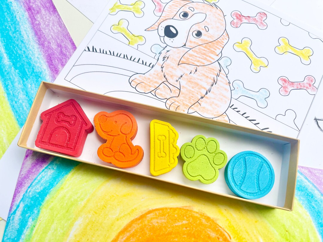Puppy Dog Crayons - Puppy Pawty Birthday Party Favors - Kids Gifts ...