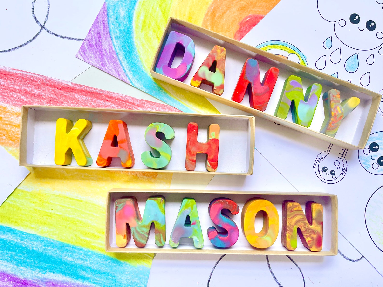 Personalized Name Crayons Gifts for Kids Kids Gifts - Etsy
