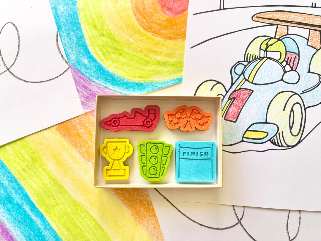 Race Car Crayons - Race Car Party Favors - Kids Gifts - Stocking ...