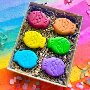 Fish Crayons - Kids Gifts - Stocking Stuffers for Kids - Easter Basket ...