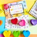 Kids Valentine's Day Heart Crayons - School Class Valentine's Day Cards ...