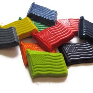 American Flag Crayons Set of 10 Party Favors Fourth of July 4th of July ...