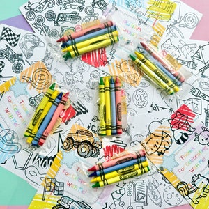 Monster Truck Party Favors - Monster Truck Crayons - Monster Truck ...