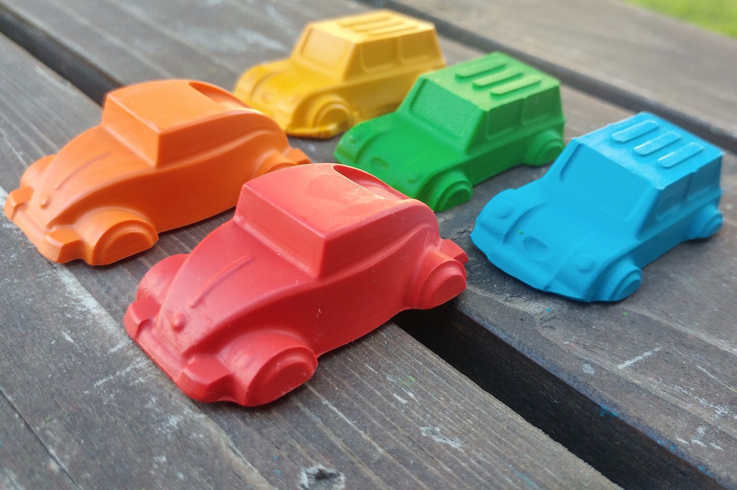 Car Crayons set of 5 Car Party Favors Cars Party Kids | Etsy