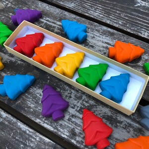 Christmas Tree Crayons - Gifts for Kids - Stocking Stuffers for Kids ...