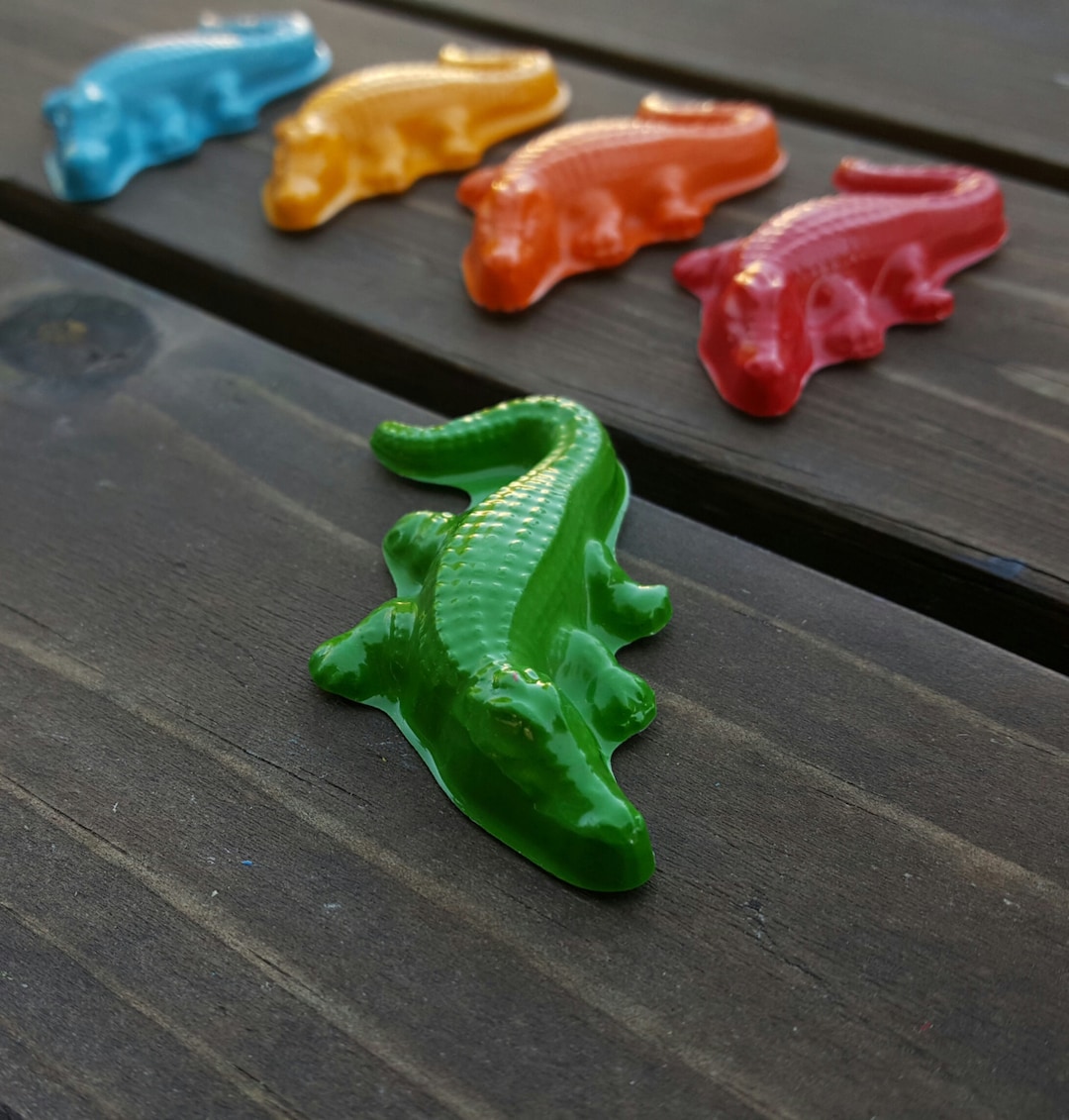 Alligator Crayons Set of 20 - Alligator Party Favors - Alligator ...