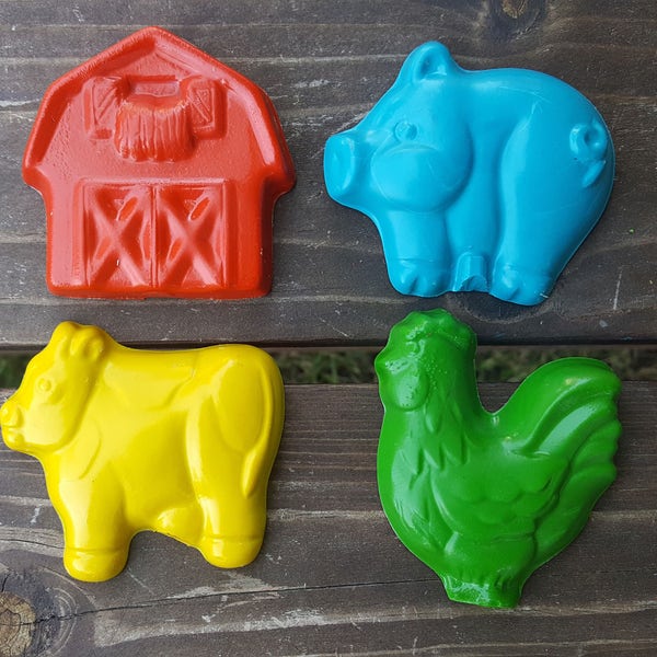 Cow Crayons - Etsy