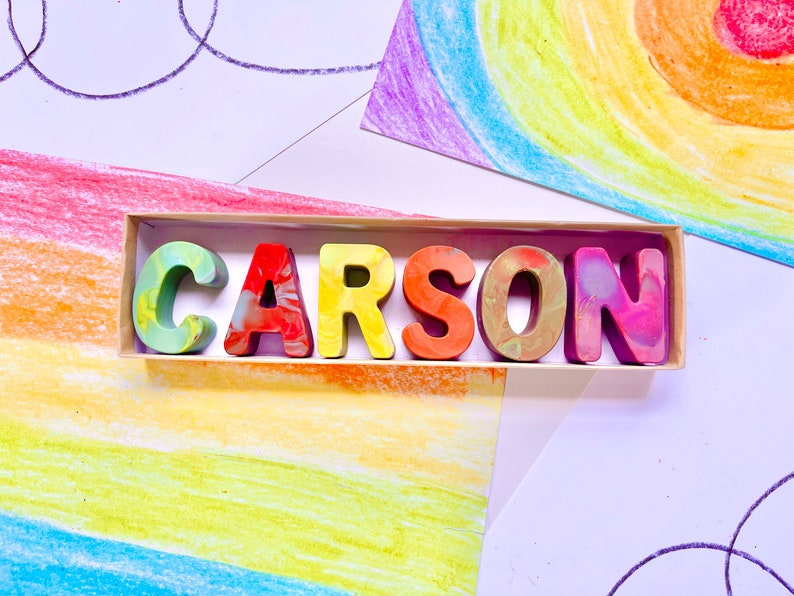 Personalized Name Crayons Gifts for Kids Kids Gifts - Etsy