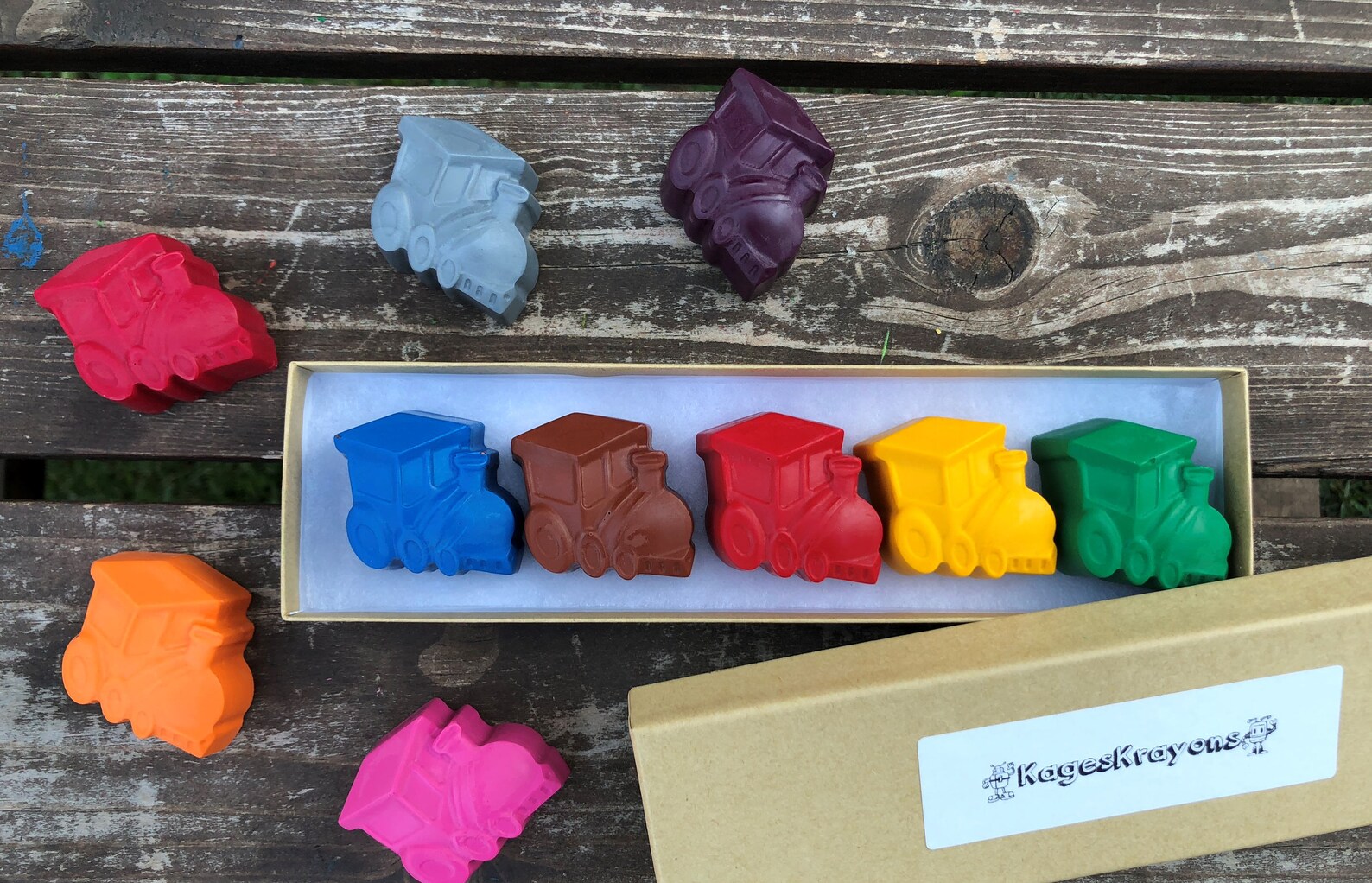 Train Crayons - Kids Gifts Under 10 - Train Party Favors - Gifts for ...