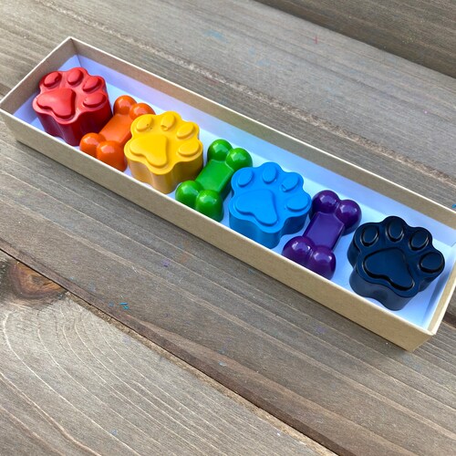 Puppy Dog Crayons Puppy Party Favors Kids Gifts Stocking - Etsy