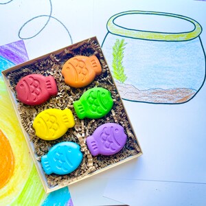 Fish Crayons - Kids Gifts - Stocking Stuffers for Kids - Easter Basket ...