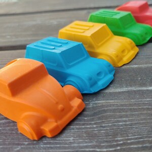Car Crayons Set of 5 Car Party Favors Cars Party Kids Party Favors Cars ...