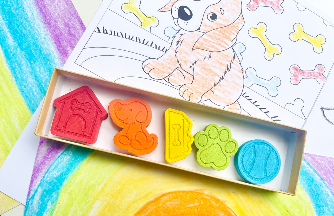 Puppy Crayons - Puppy Pawty Party Favors - Kids Gifts - Gifts for Kids ...