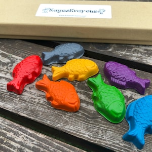 Fish Crayons - Fish Party Favors - Kids Gifts - Gifts for Kids - Kids ...