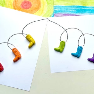 Cowboy Boot Crayons - Stocking Stuffers for Kids - Kids Gifts - Kids ...