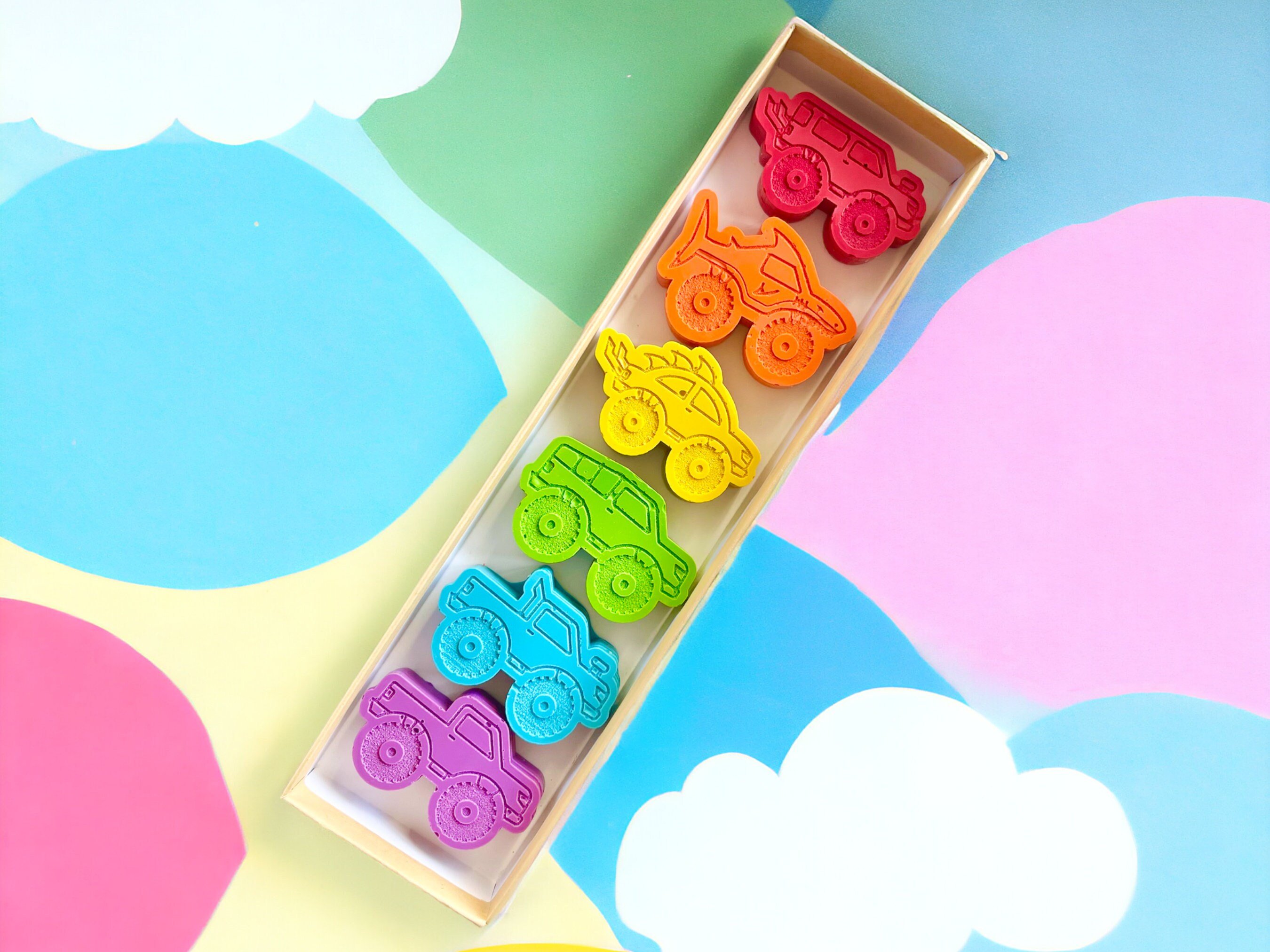 Monster Truck Crayons - Monster Truck Party Favors - Monster Truck ...