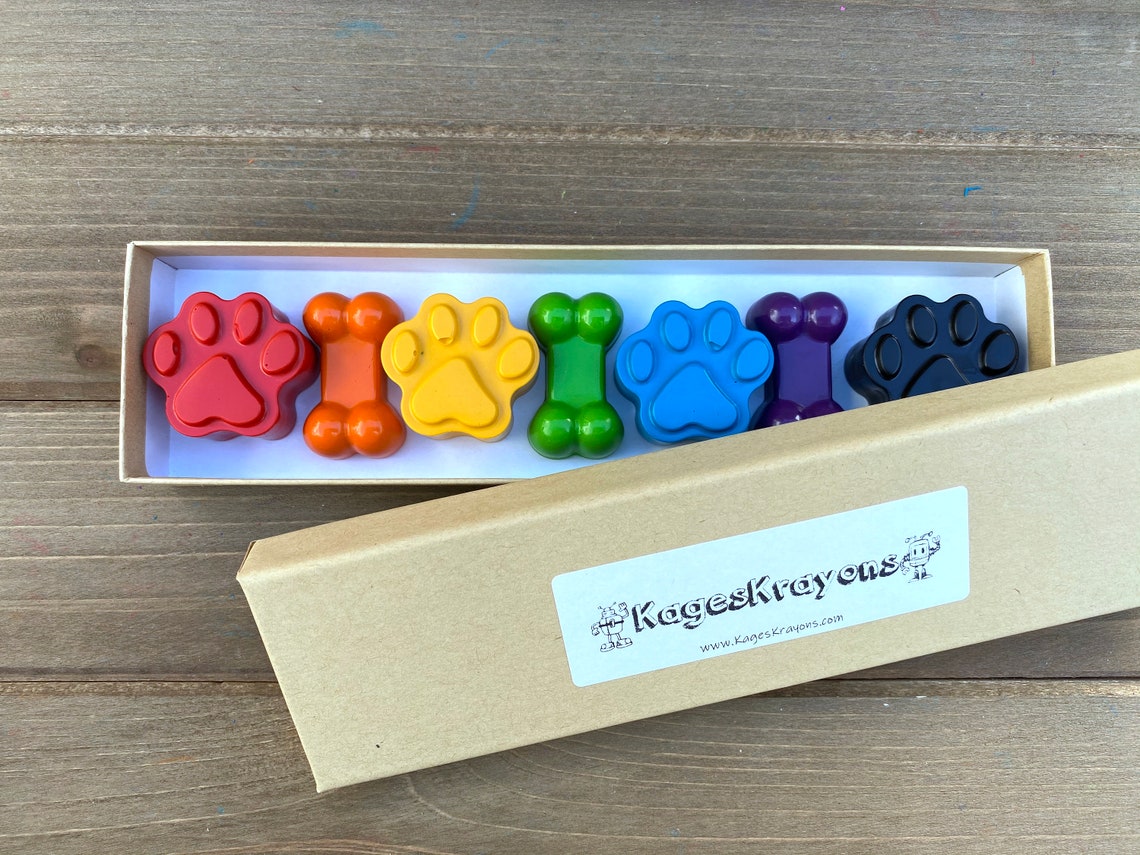 Puppy Dog Crayons Puppy Party Favors Kids Gifts Stocking - Etsy