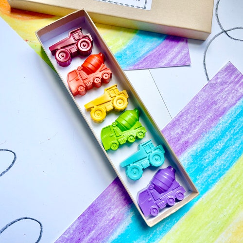 Car Crayons Car Party Favors Gifts for Kids Stocking - Etsy