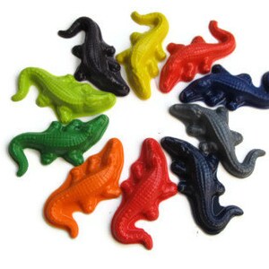 Alligator Crayons Set of 20 - Alligator Party Favors - Alligator ...