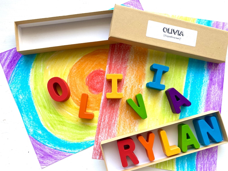End of School Year Gifts for Students - Personalized Name Crayons ...