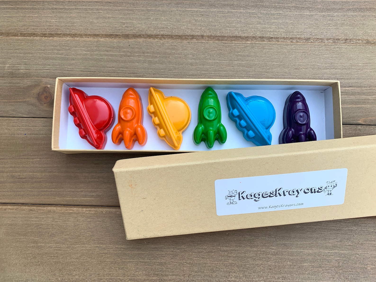 Outer Space Crayons Rocket Party Favors Kids Gifts Gifts - Etsy