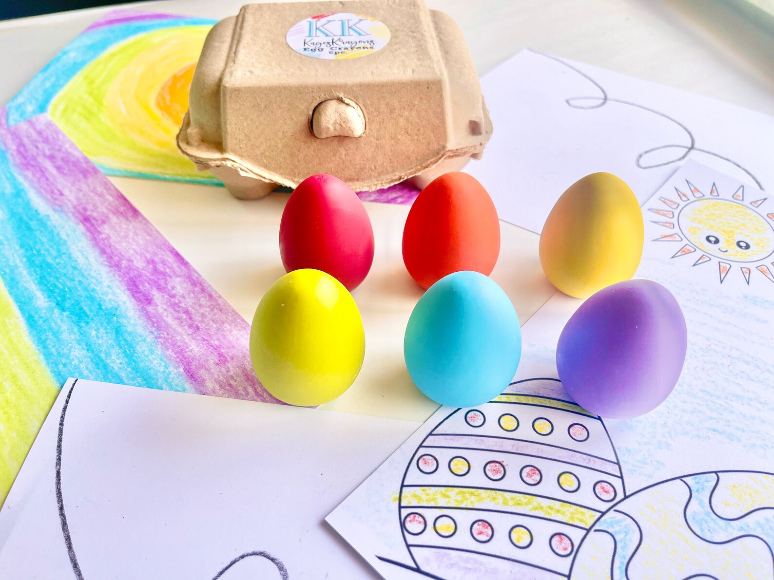 Easter Egg Crayons - Easter Gifts for Kids - Toddler Easter Basket ...