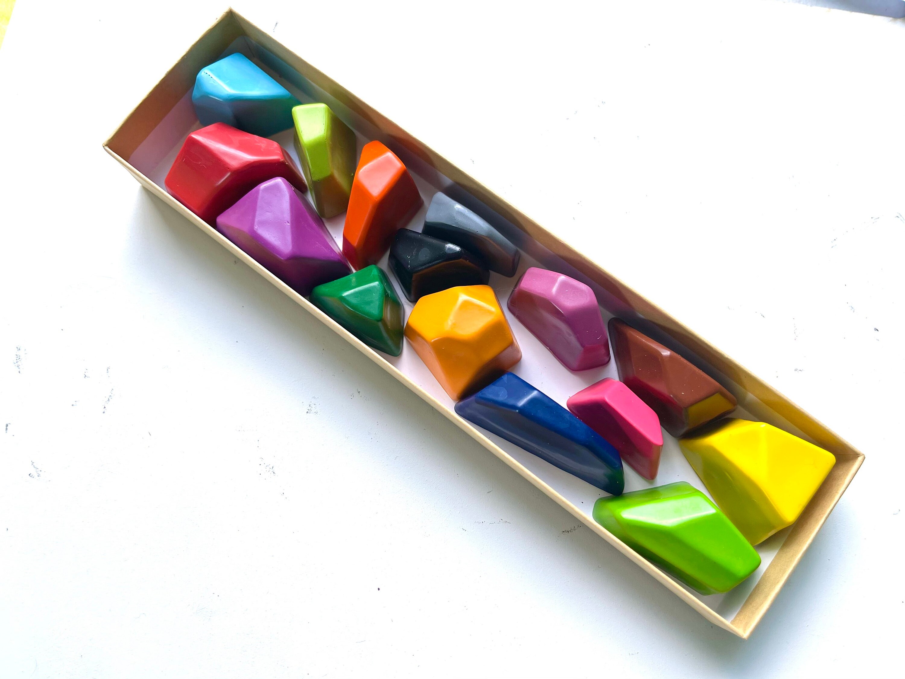 Rock Crayon Collection Gem Crayons Kids. Party Favors | Etsy