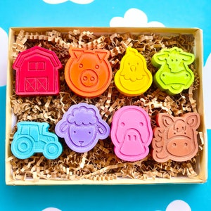 Barnyard Crayons - Farm Party Favors - Farm Gifts for Kids - Kids ...