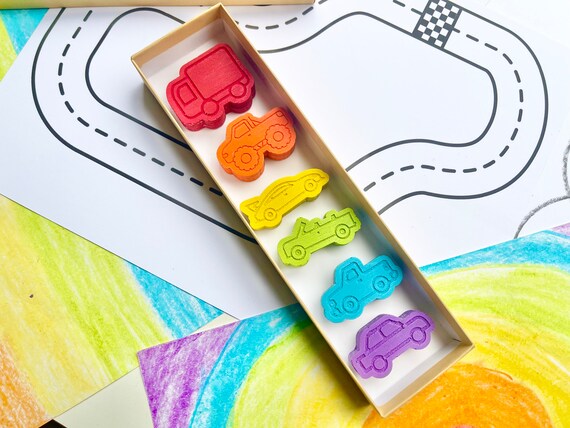 Transportation Crayons - Kids Gifts - Stocking Stuffers - Kids Birthday ...