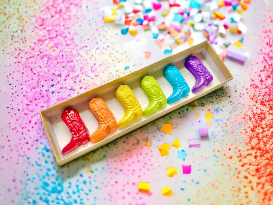 Cowboy Boot Crayons - Stocking Stuffers for Kids - Kids Gifts - Kids ...