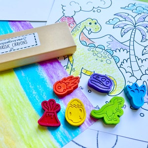 Dinosaur Crayons - Dinosaur Party Favors - Kids Party Favors - Dinosaur ...