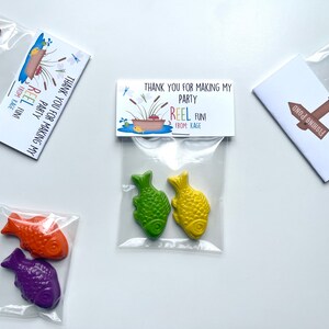 Fish Party Favors - Fish Crayons - Fish Birthday Party Favors ...