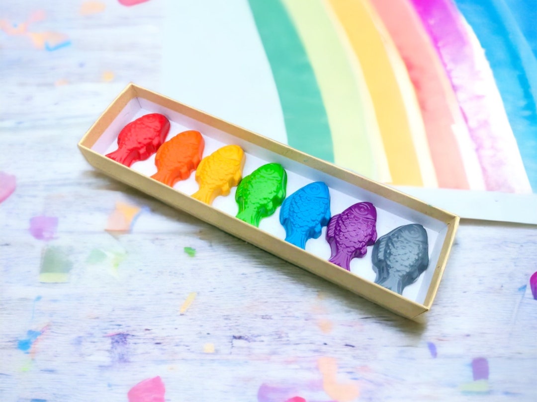 Fish Crayons - Fish Party Favors - Kids Gifts - Gifts for Kids - Kids ...
