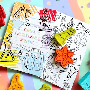 Science Party Favors - Science Lab Crayons - Science Birthday Party ...