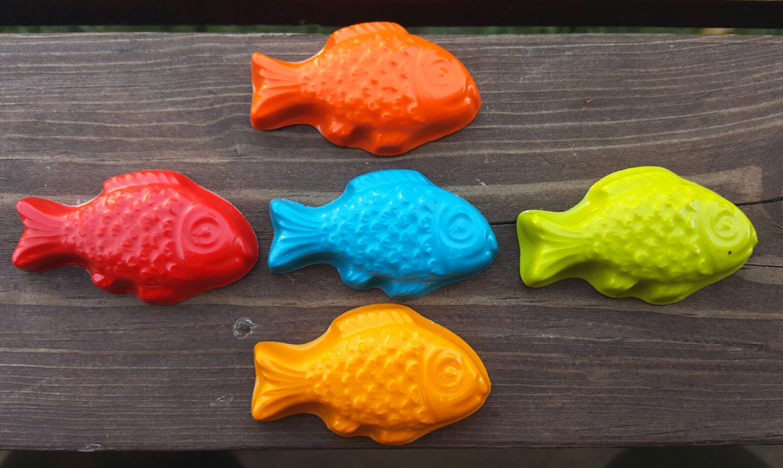 Fish Crayons Set of 10 Fish Party Favors Classroom Favors | Etsy