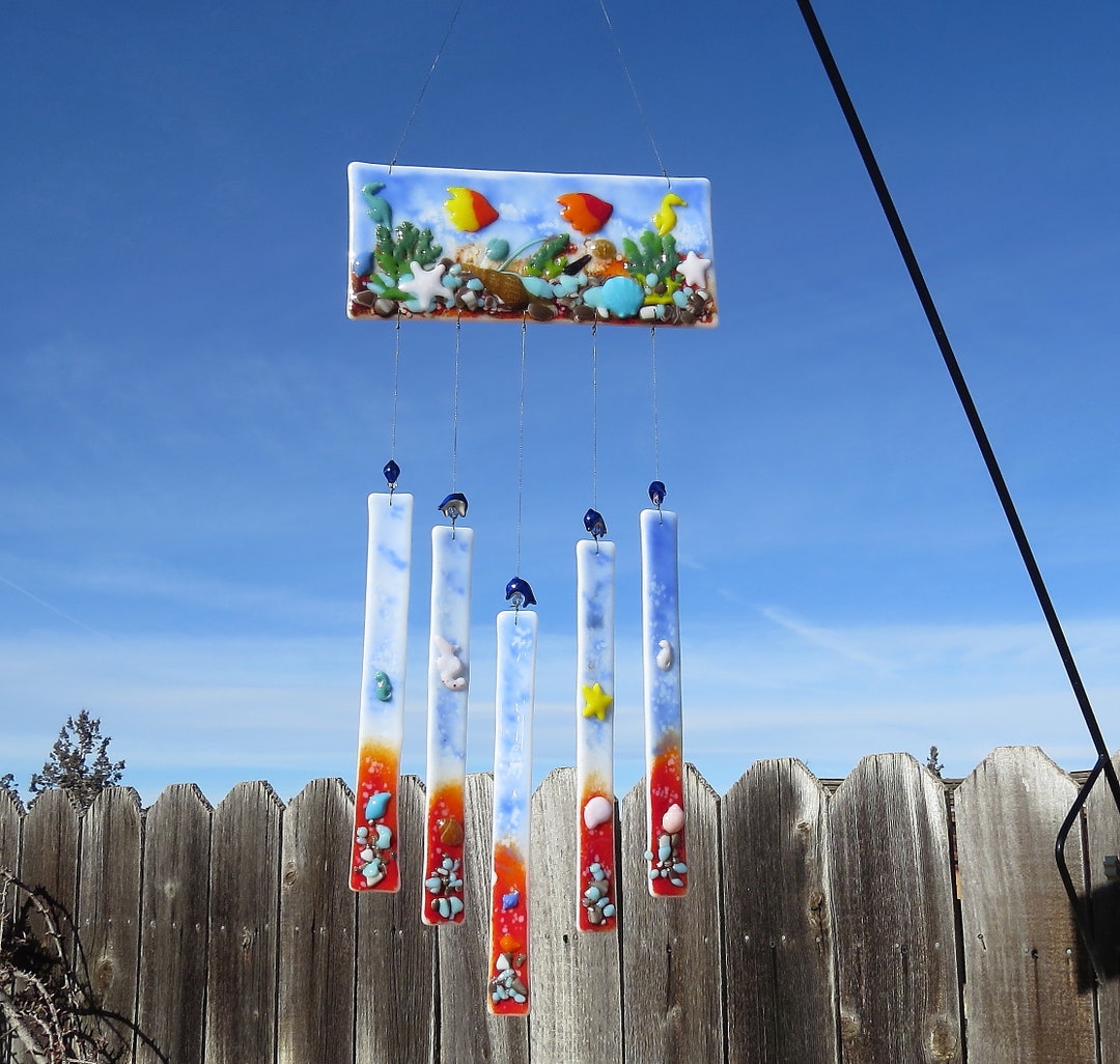 This Beautiful Wind Chime Will Add Color to Any Area of Your - Etsy