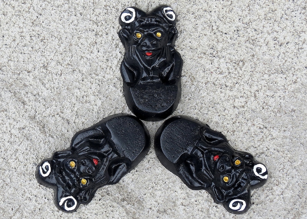 Gargoyle Planter Feet, Pot Feet, Gargoyle, Yard Art, Patio Decor, Black ...