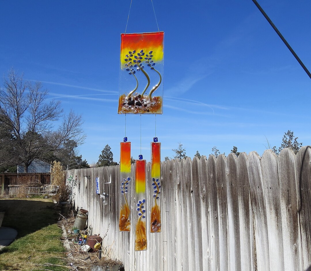 This Beautiful Wind Chime Will Add Color to Any Area of Your Yard or ...